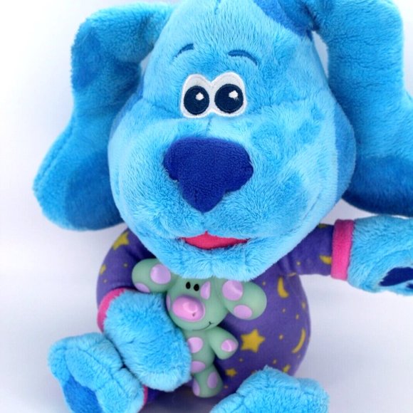 Toys | Blues Clues You Bedtime Blue Animated Plush Polka Dot Lovey ...